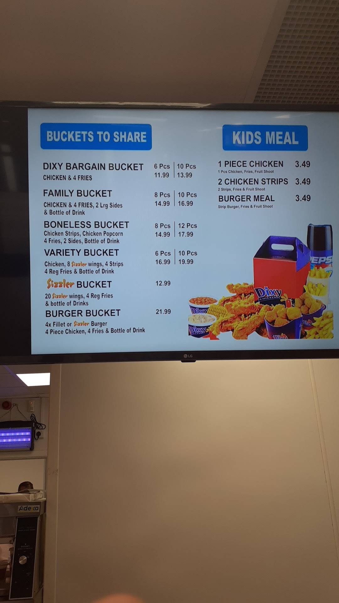 Menu at Dixy Chicken Harlow restaurant, Harlow