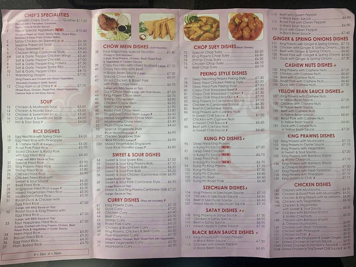 Menu at Do Do fast food, Long Stratton