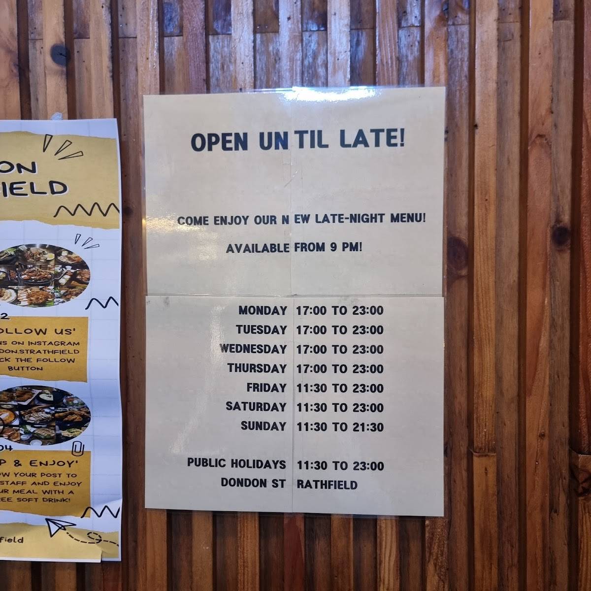 Menu at Don Don Strathfield restaurant, Strathfield