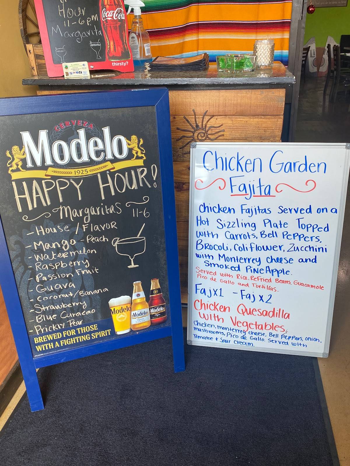 Menu at El Jarrito Mexican Grill restaurant, The Woodlands