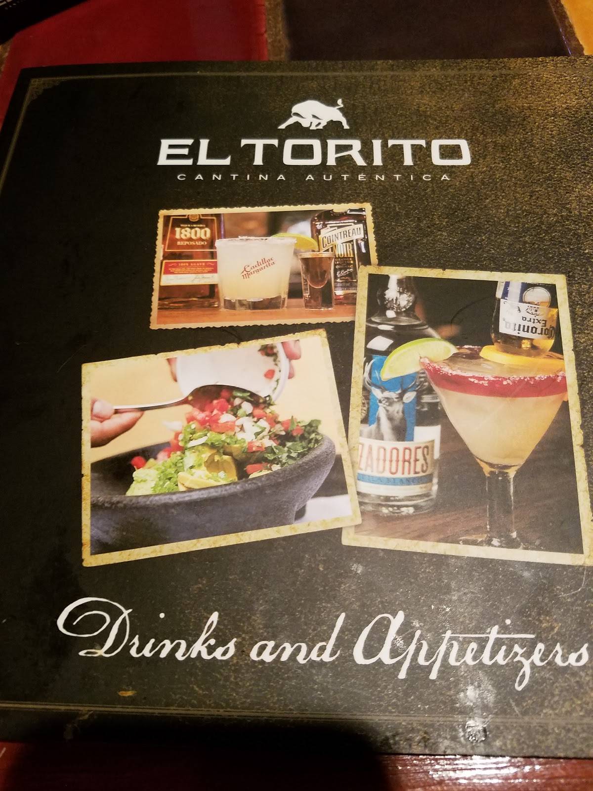 Carta del pub y bar El Torito, Foster City