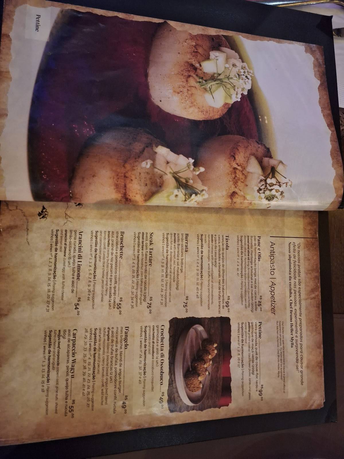 Menu em Elixir Restaurant & Lounge Bar, Campinas