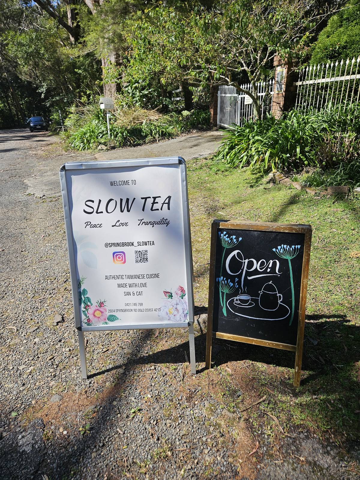 Menu at English Gardens cafe, Springbrook, 2934 Springbrook Rd