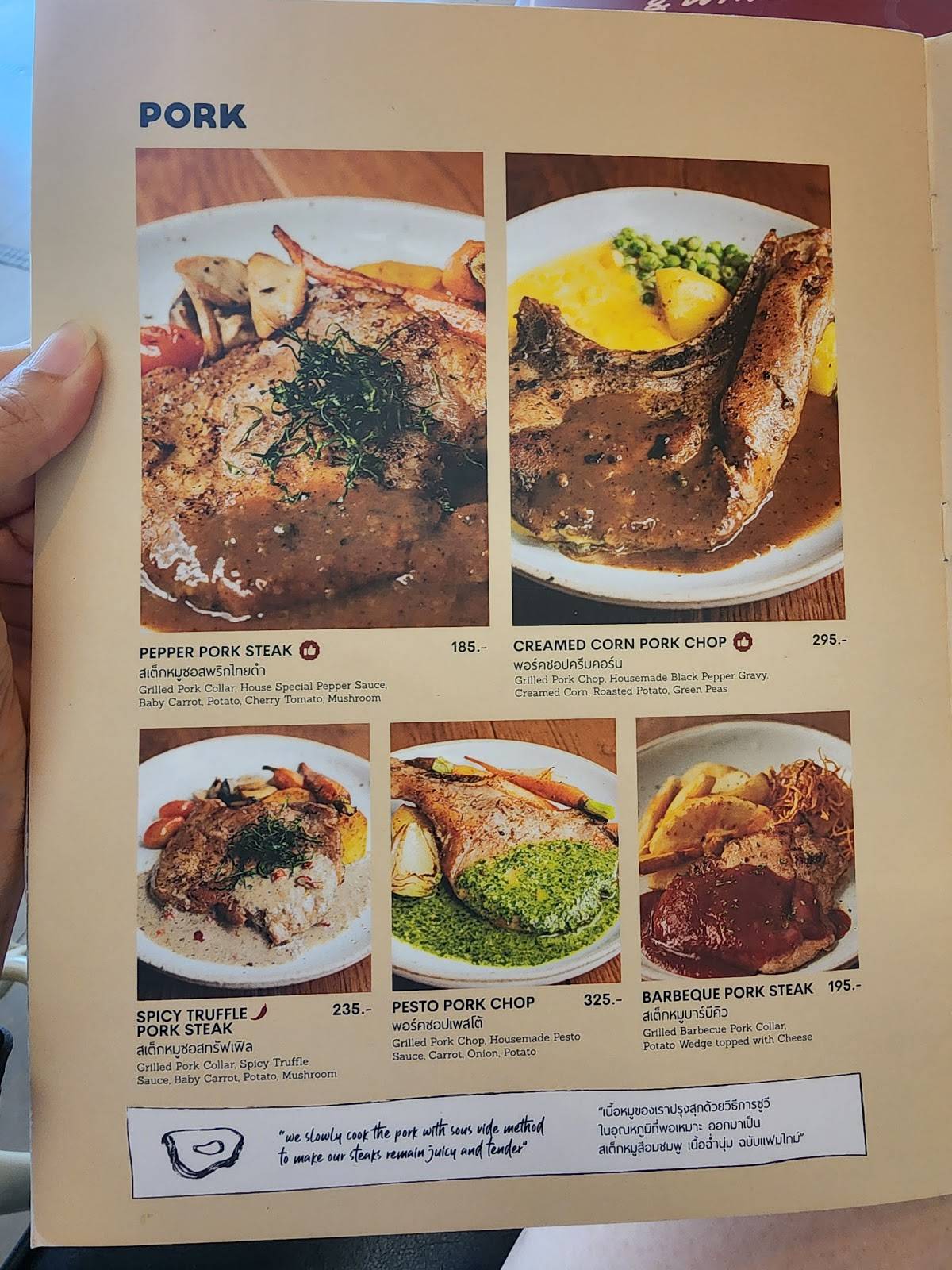 Menu at Fam Time Steak and Pasta restaurant, Bangkok, 25 5 Soi Sukhumvit 16