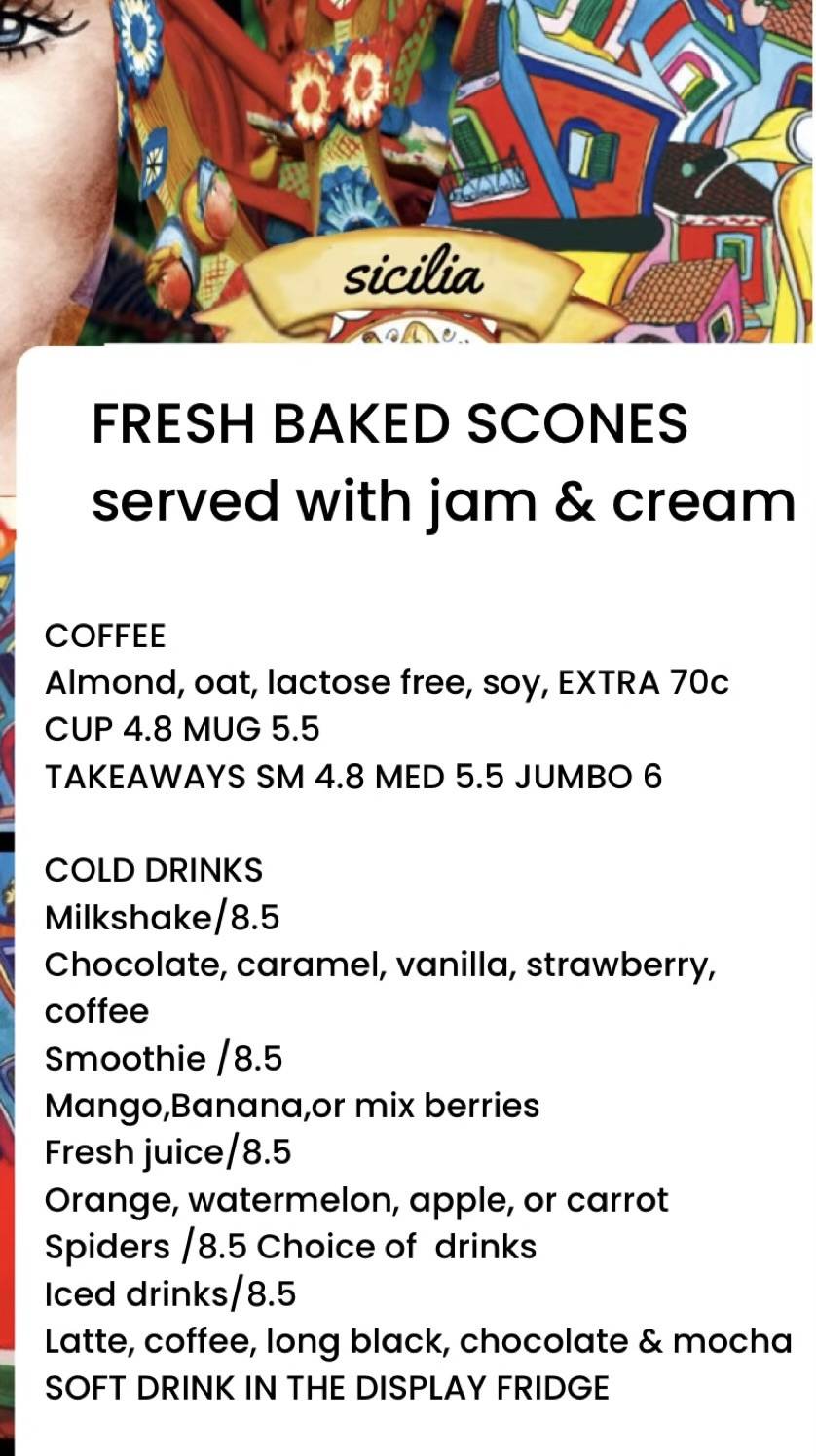 Menu at Family Tree Cafe & Restaurant, Berry