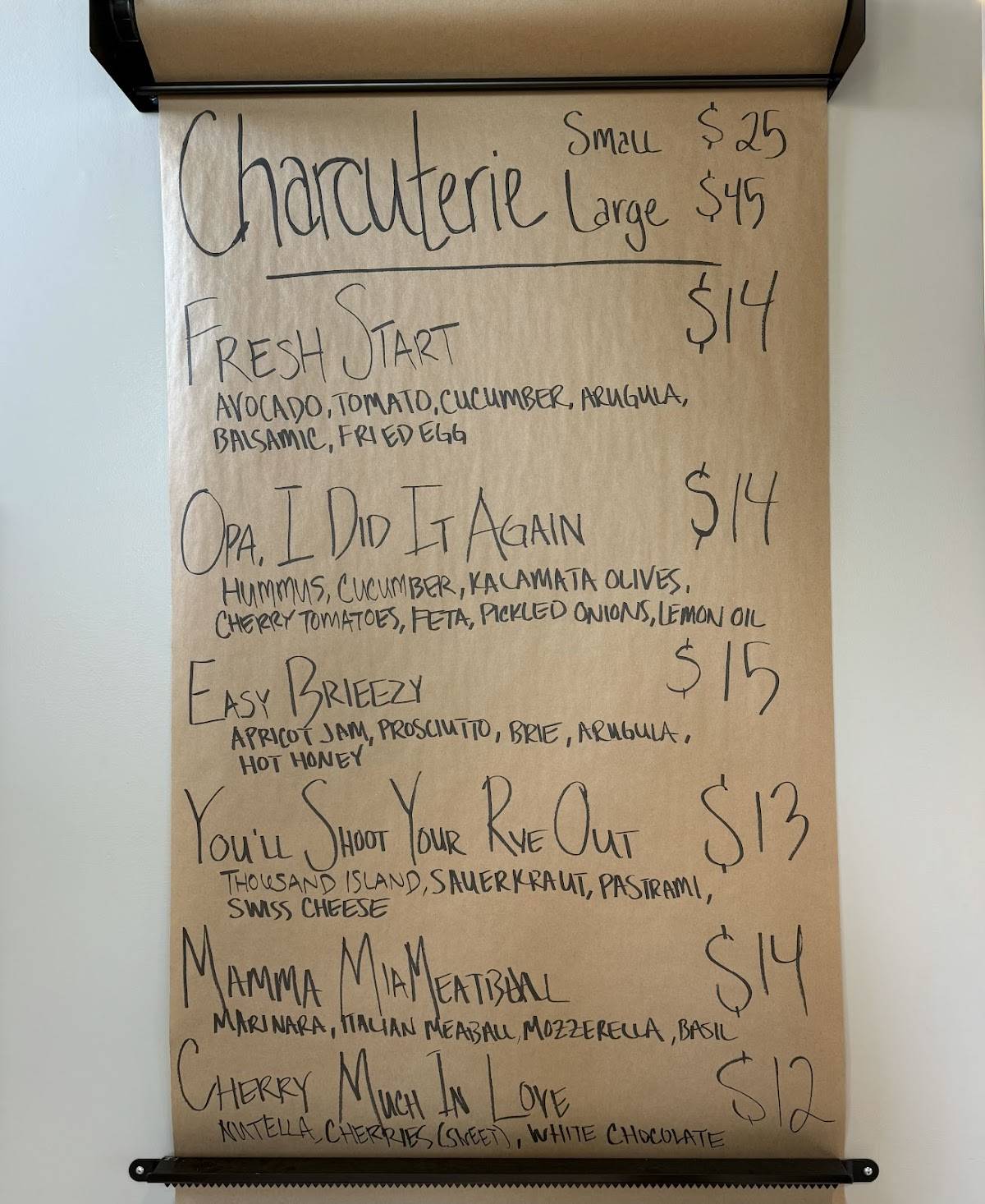 Menu at Farmhouse Corner Market pub & bar, San Luis Obispo