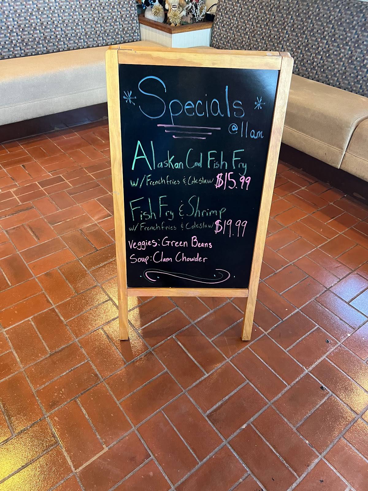 Menu at OSG Cafe, Mesa, E Main St