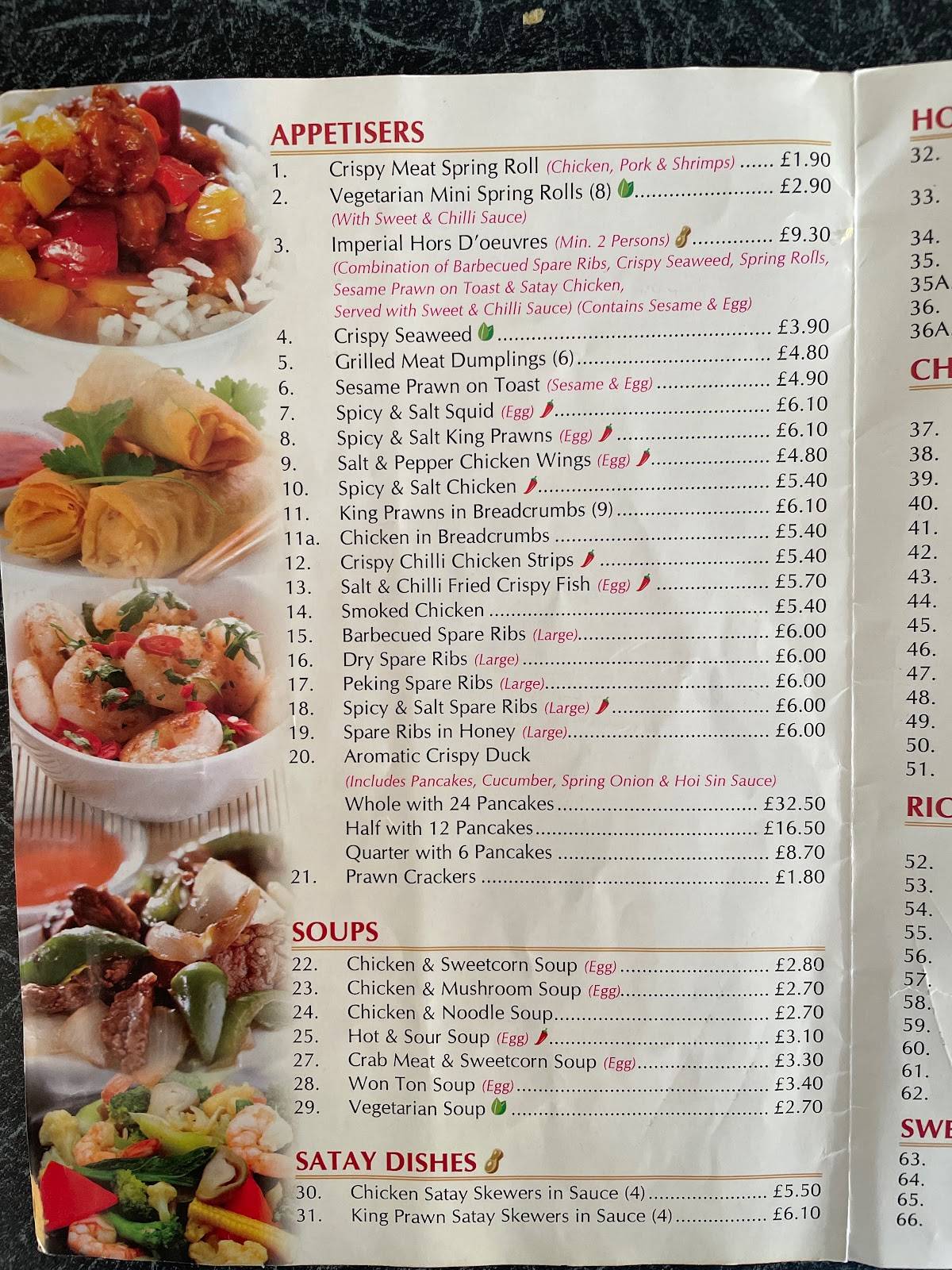 Menu at Golden Fry Take Away restaurant, Feltham, 55 Swan Rd