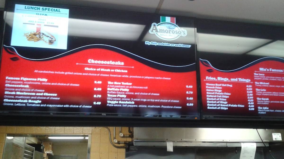 Menu at Figueroa Philly Cheese Steak restaurant, Los Angeles