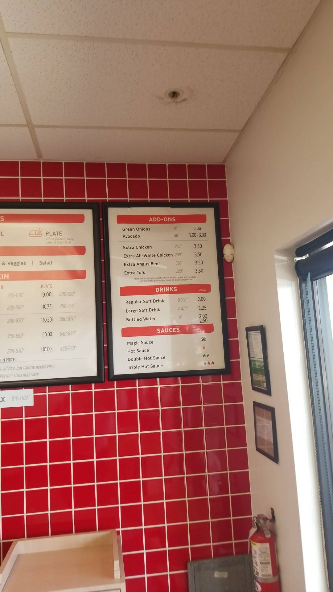Menu at Flame Broiler restaurant, Lake Havasu City, McCulloch Blvd N #110