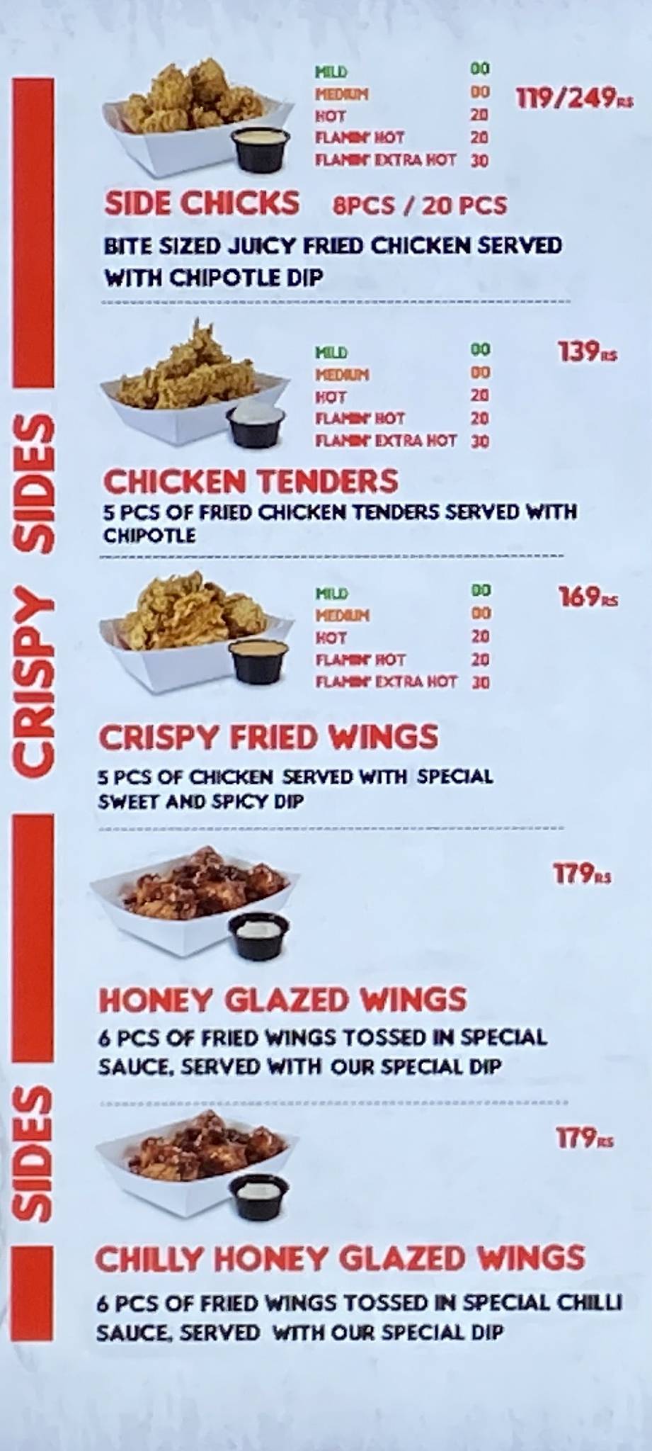 Menu at Flamin' Hot Chicken - Edappally, Ernakulam