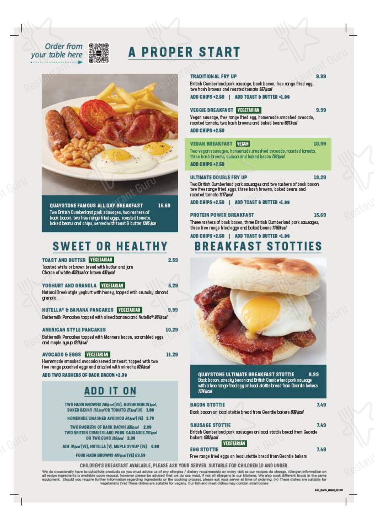 Menu at Fodder - Farm Shop and Cafe, Harrogate