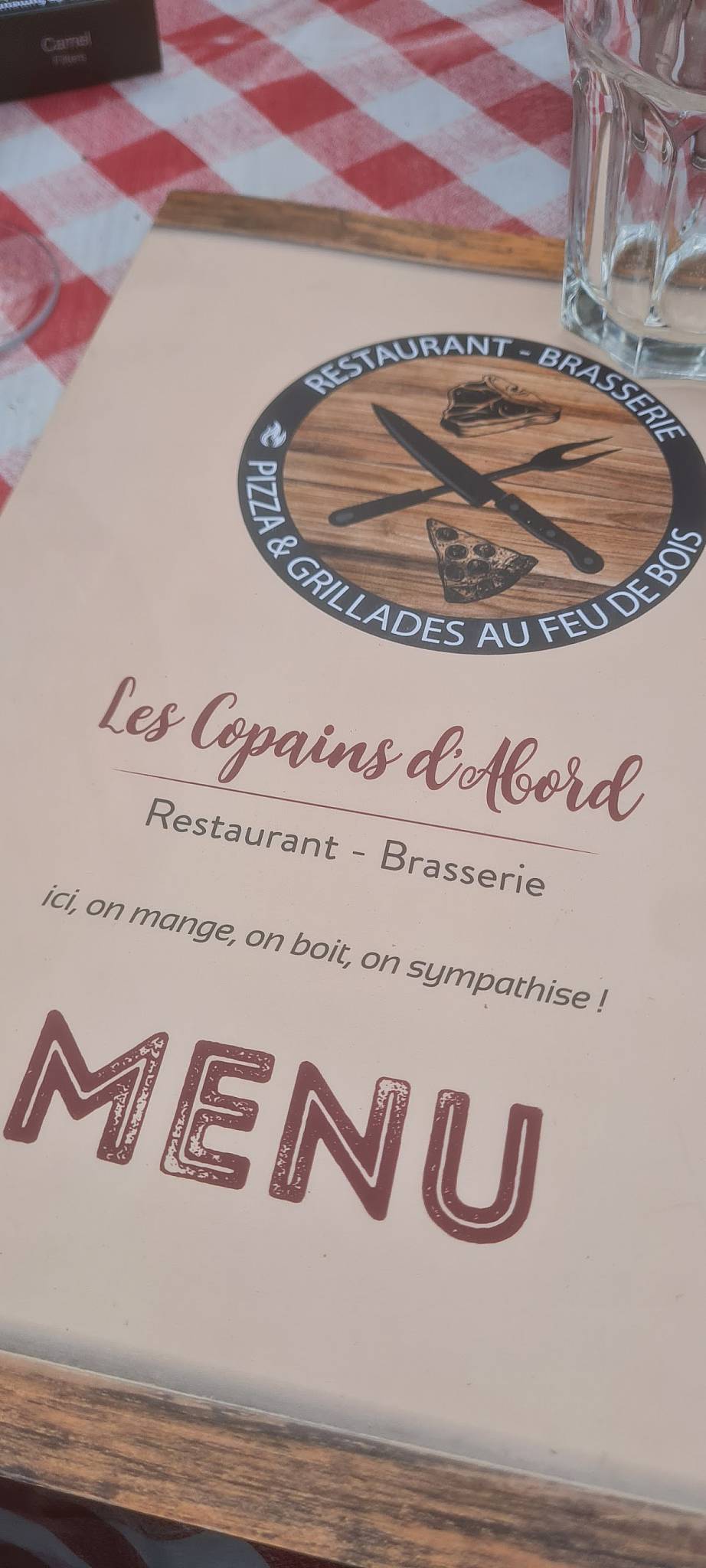 Menu au Les Copains D’abord restaurant, Fuveau