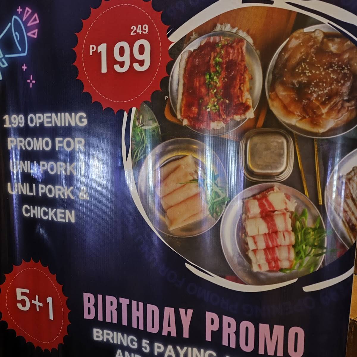 Menu at GOGO Samgyupsal 199 - Moonwalk branch restaurant, Parañaque