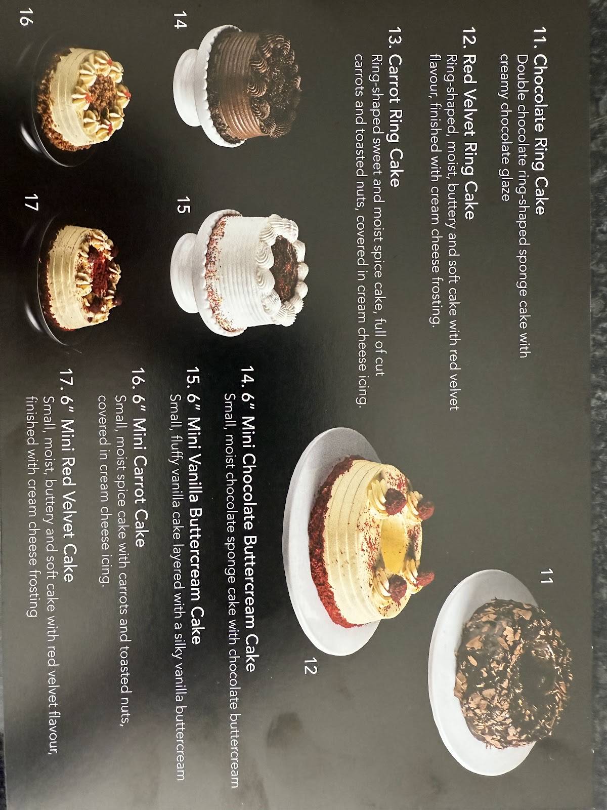Menu au George's Bread & Co Irene, Centurion