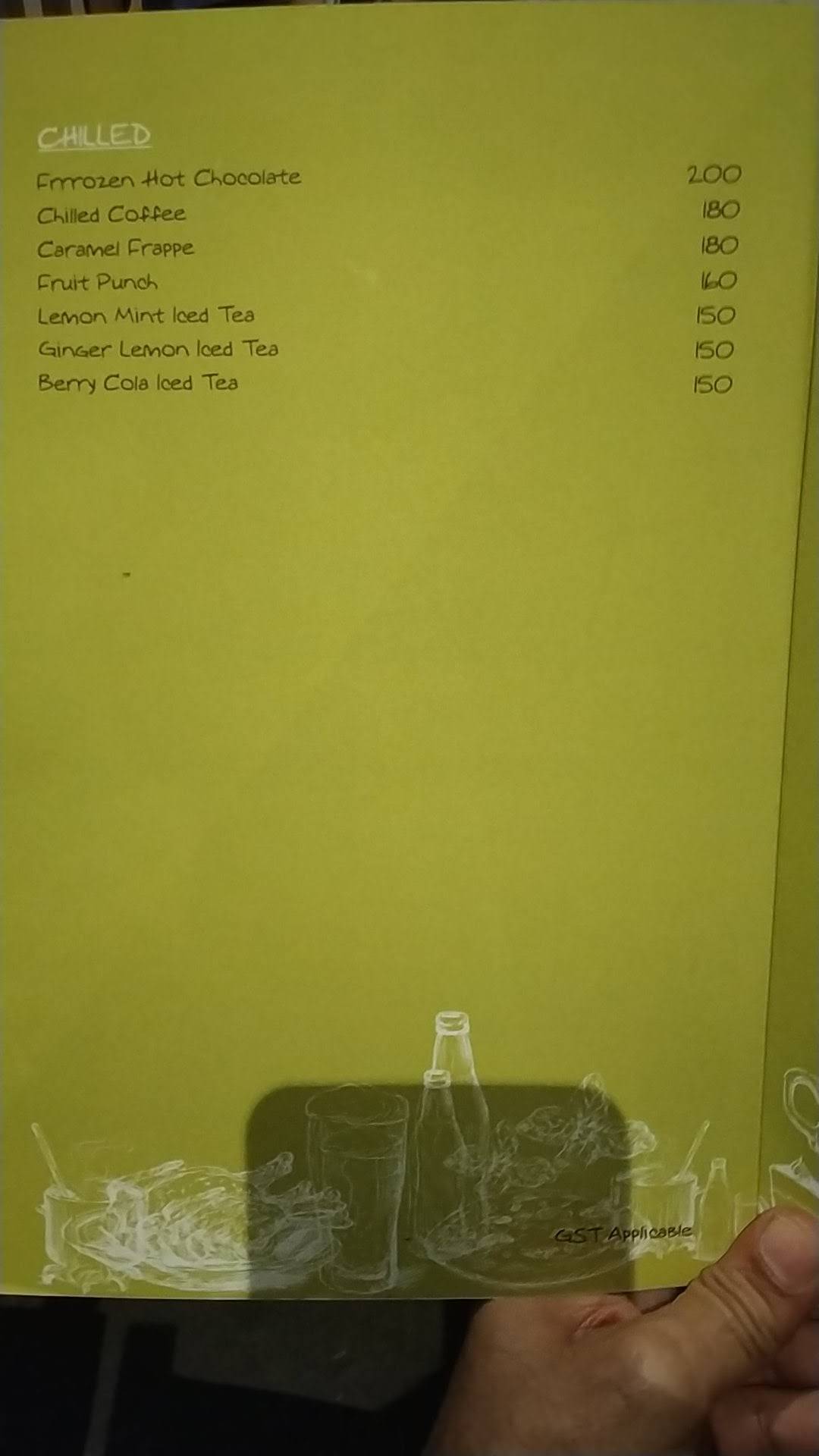 Menu at German Bakery Lonavala, Lonavala, Ville- coover