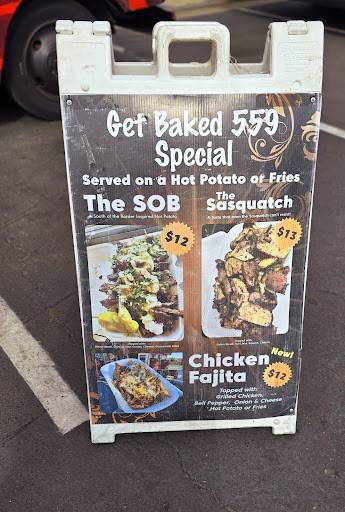 Menu at Get Baked 559 pub & bar, Fresno