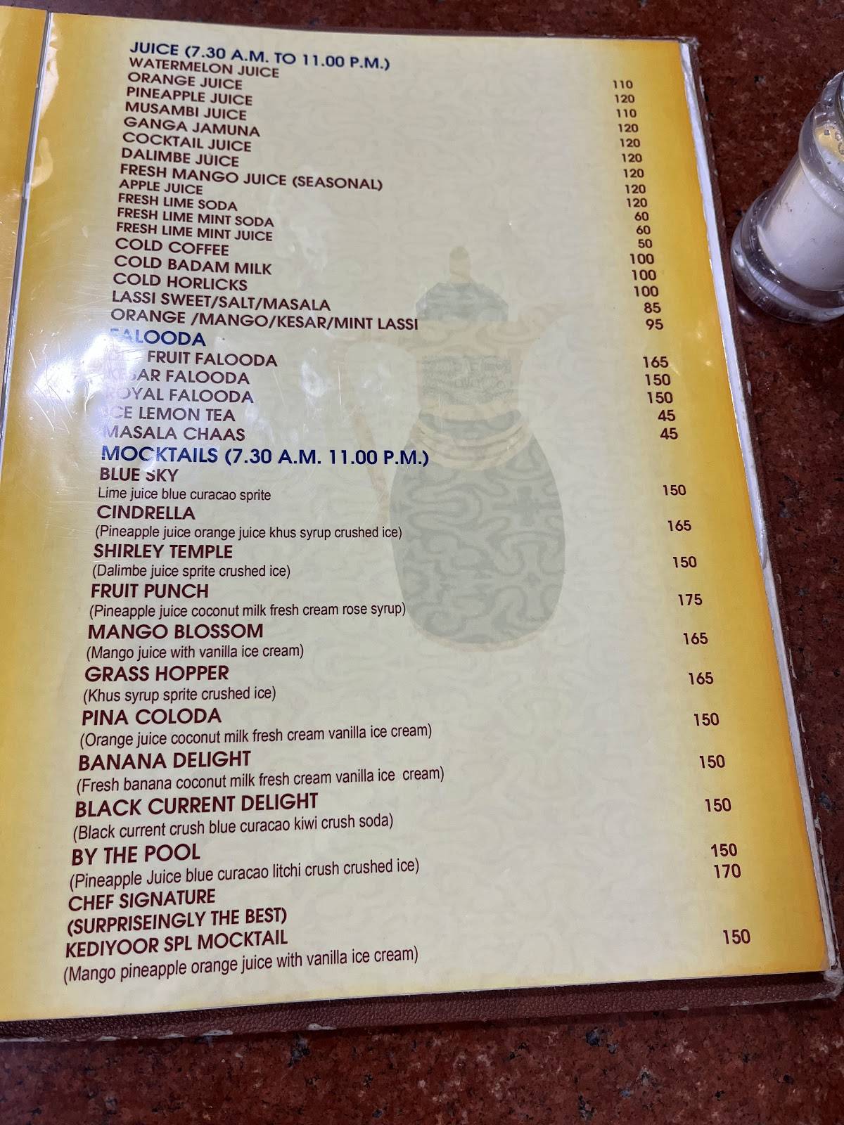 Menu at Gokul Krishna Veg Restaurant, Udupi