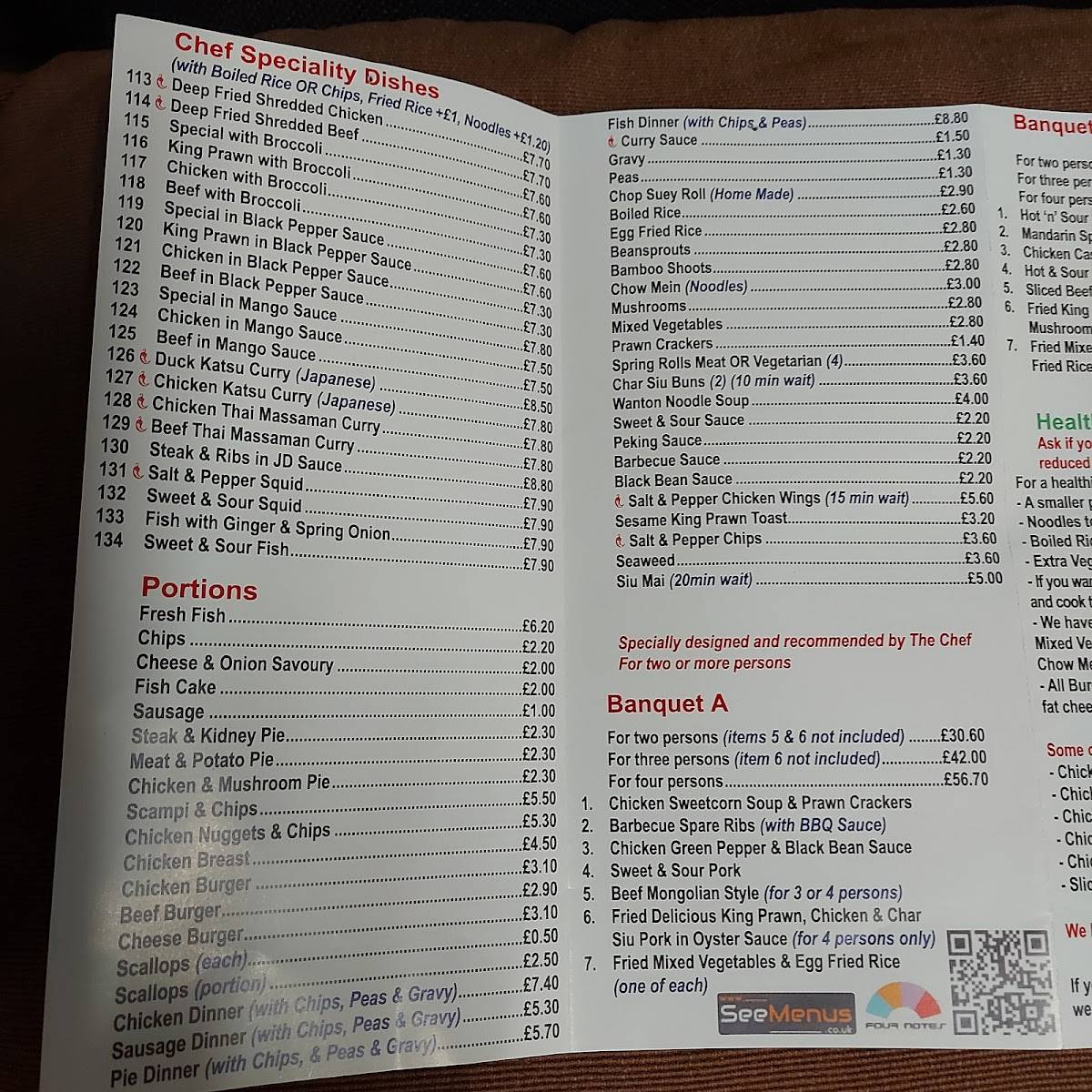 Menu at Golden Fry No 2 fast food, Greasby