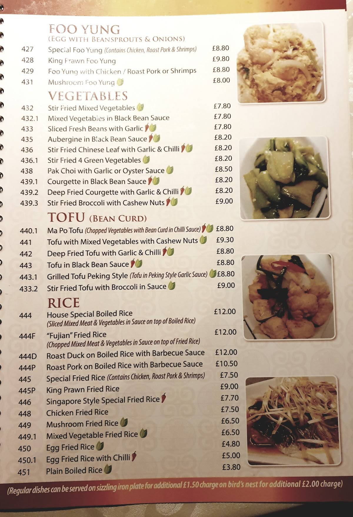 Menu at Golden Palace restaurant, Oxted, 40 Station Rd W