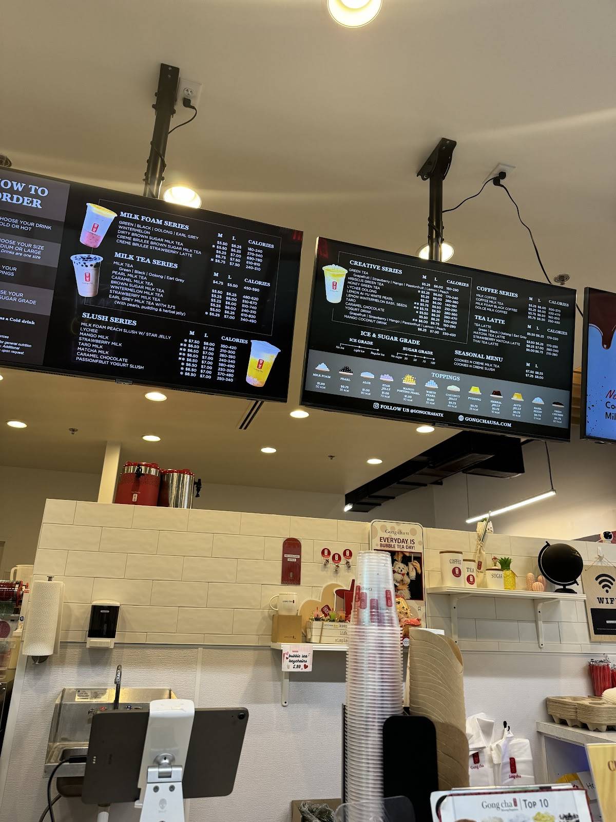 Carta de Gong Cha San Antonio, San Antonio