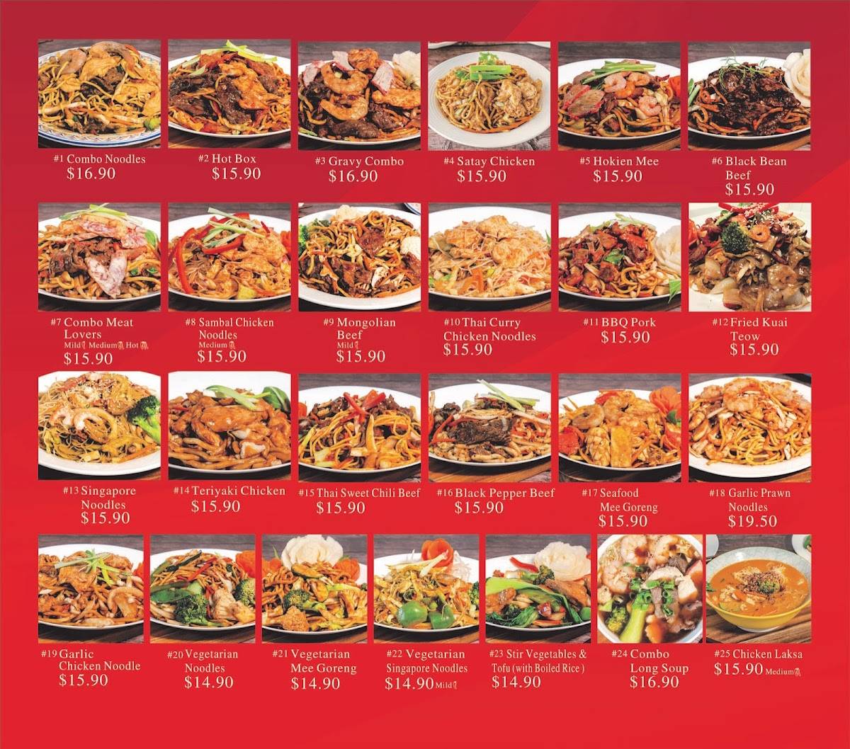 Menu at Good Asian Buderim restaurant, Buderim