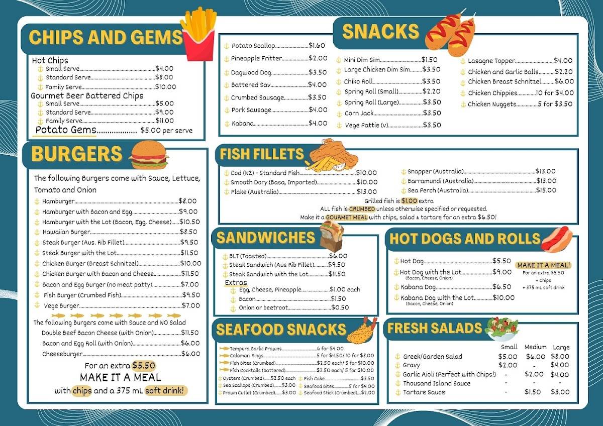 Menu at Goodna Ocean Crispy, Goodna