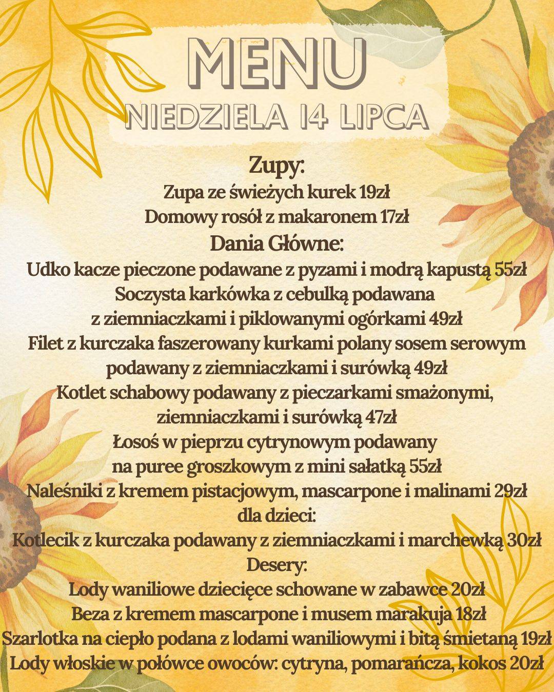 Menu at Gorzelnia 505 restaurant, Połajewo