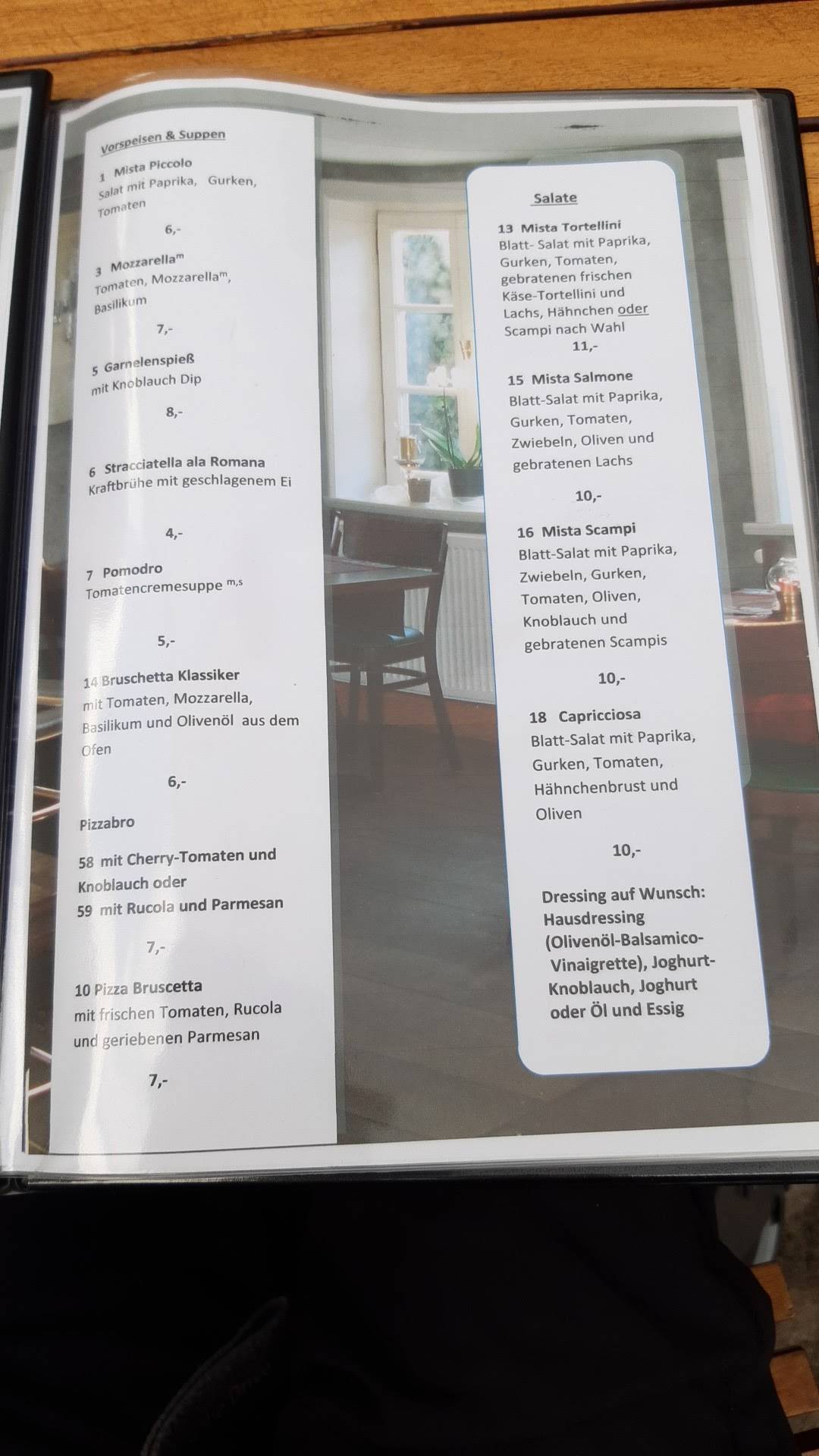 Speisekarte von Restaurante Portofino, Grabow