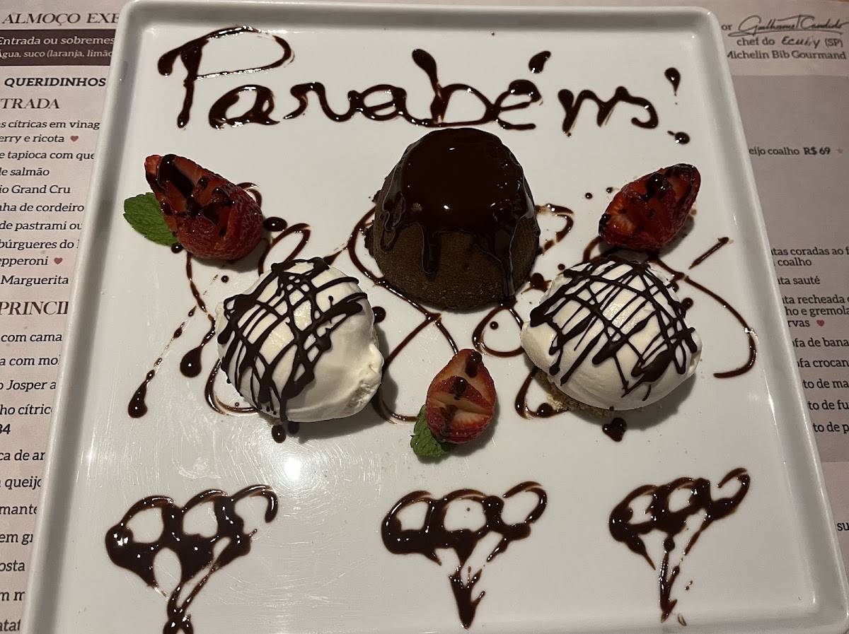 Menu em Grand Cru restaurante, Teresina