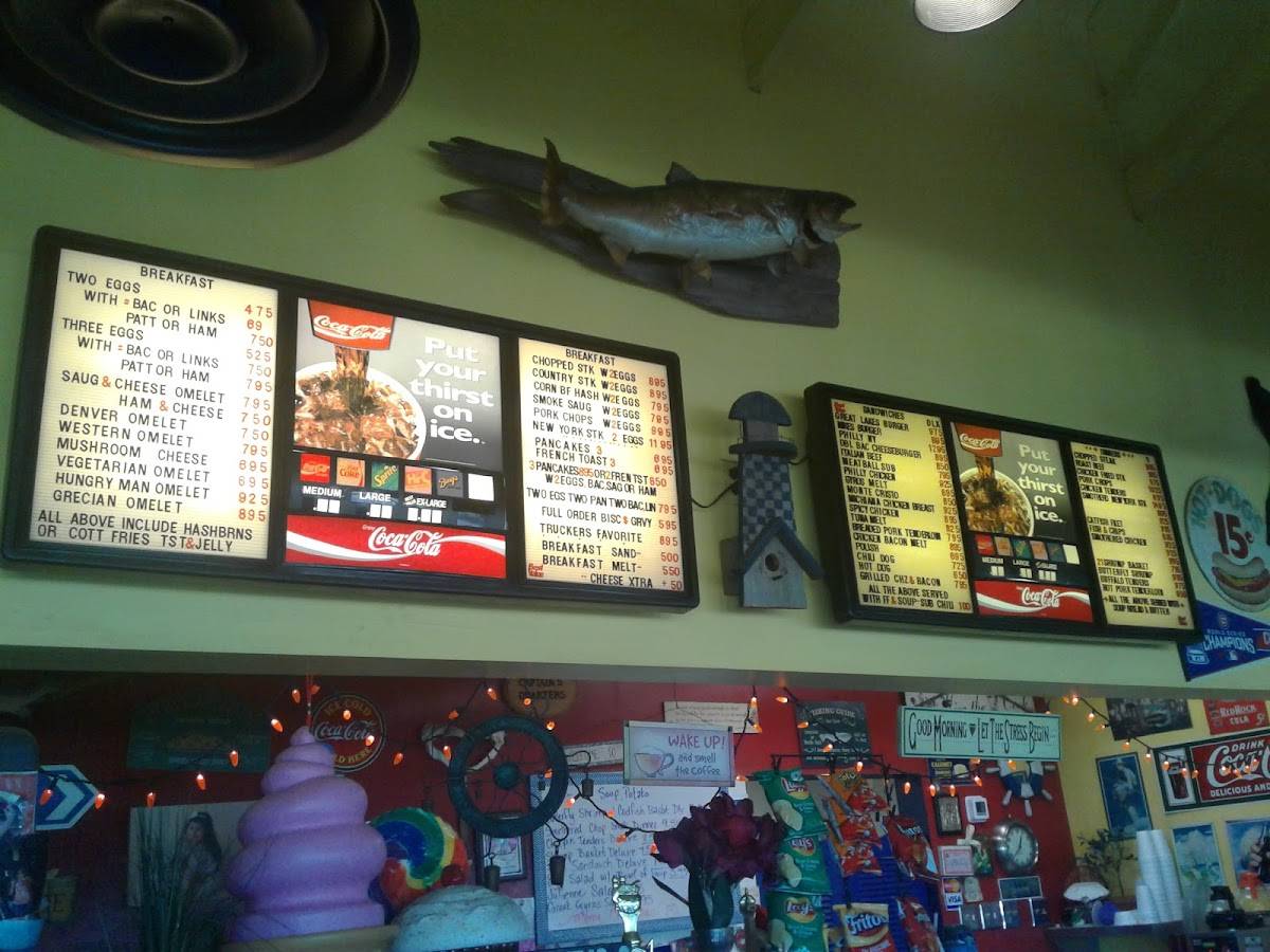 Menu at Great Lakes Cafe, Gary
