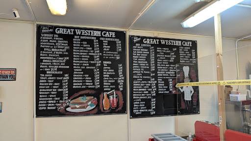 Menu at Great Western Cafe, West Bromwich