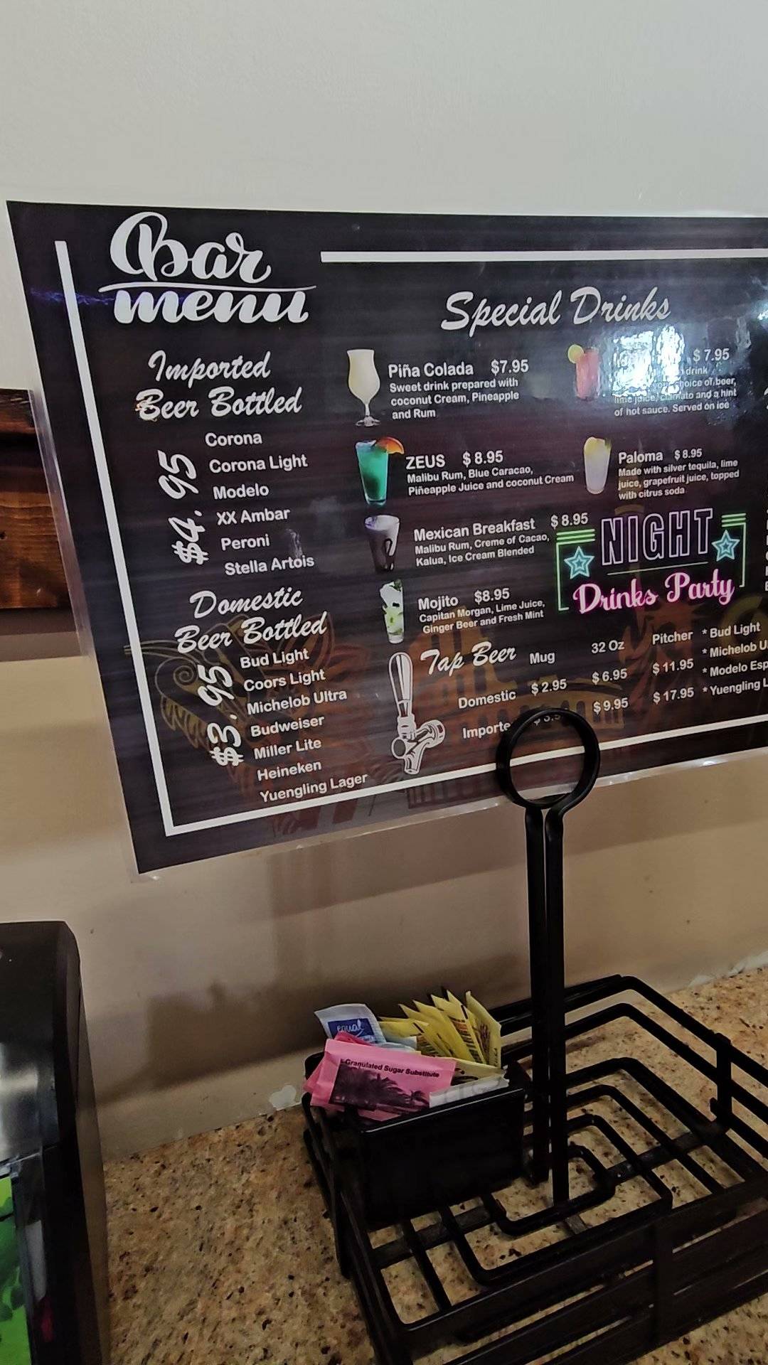 Menu at Old Cuban Restaurant & Bar, Cape Coral