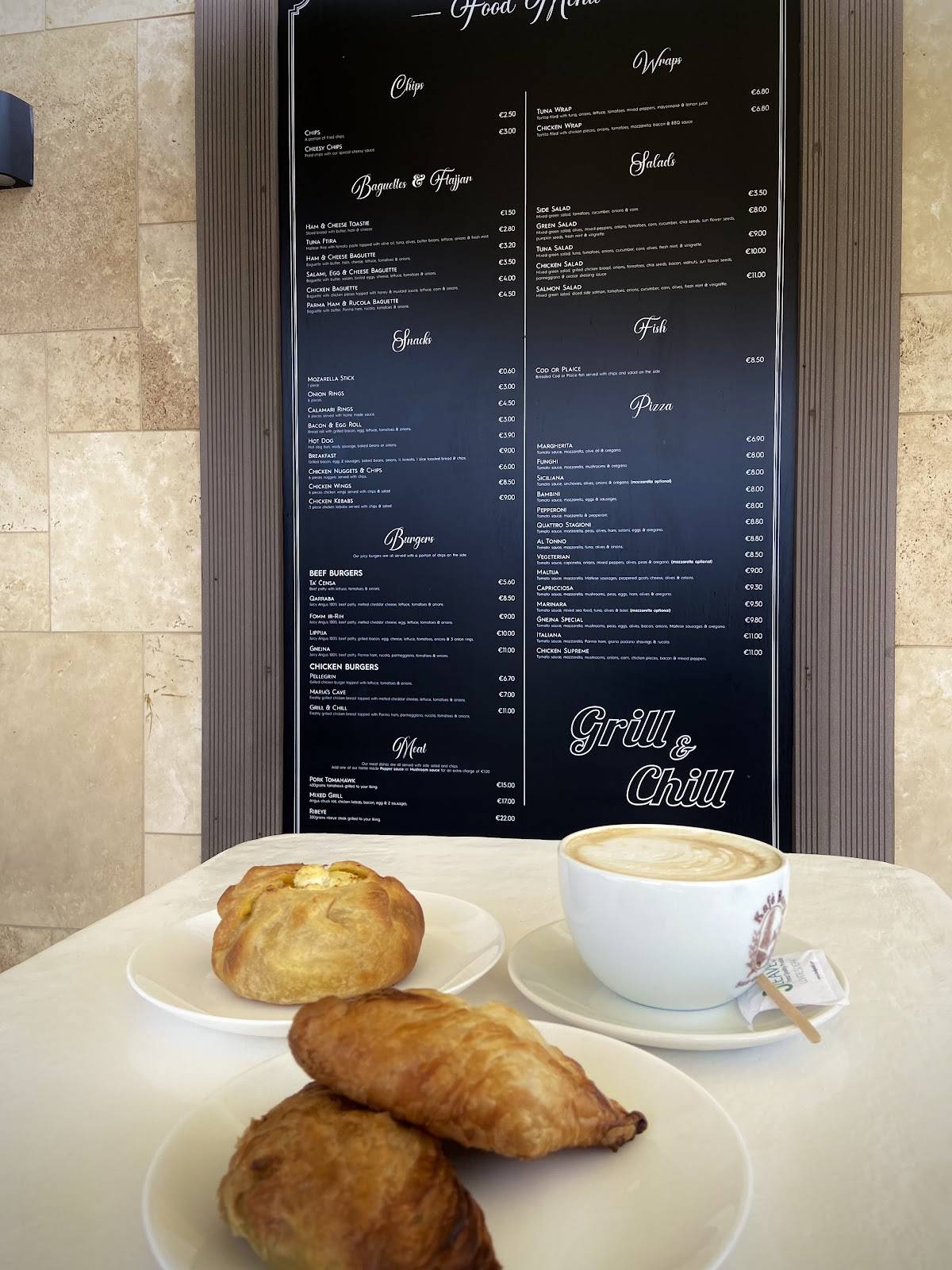 Menu at Grill & Chill restaurant, Mgarr