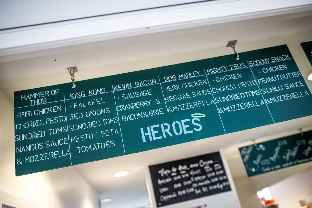 Menu at Grub Fresh Food cafe, Aberdeen, The Hub