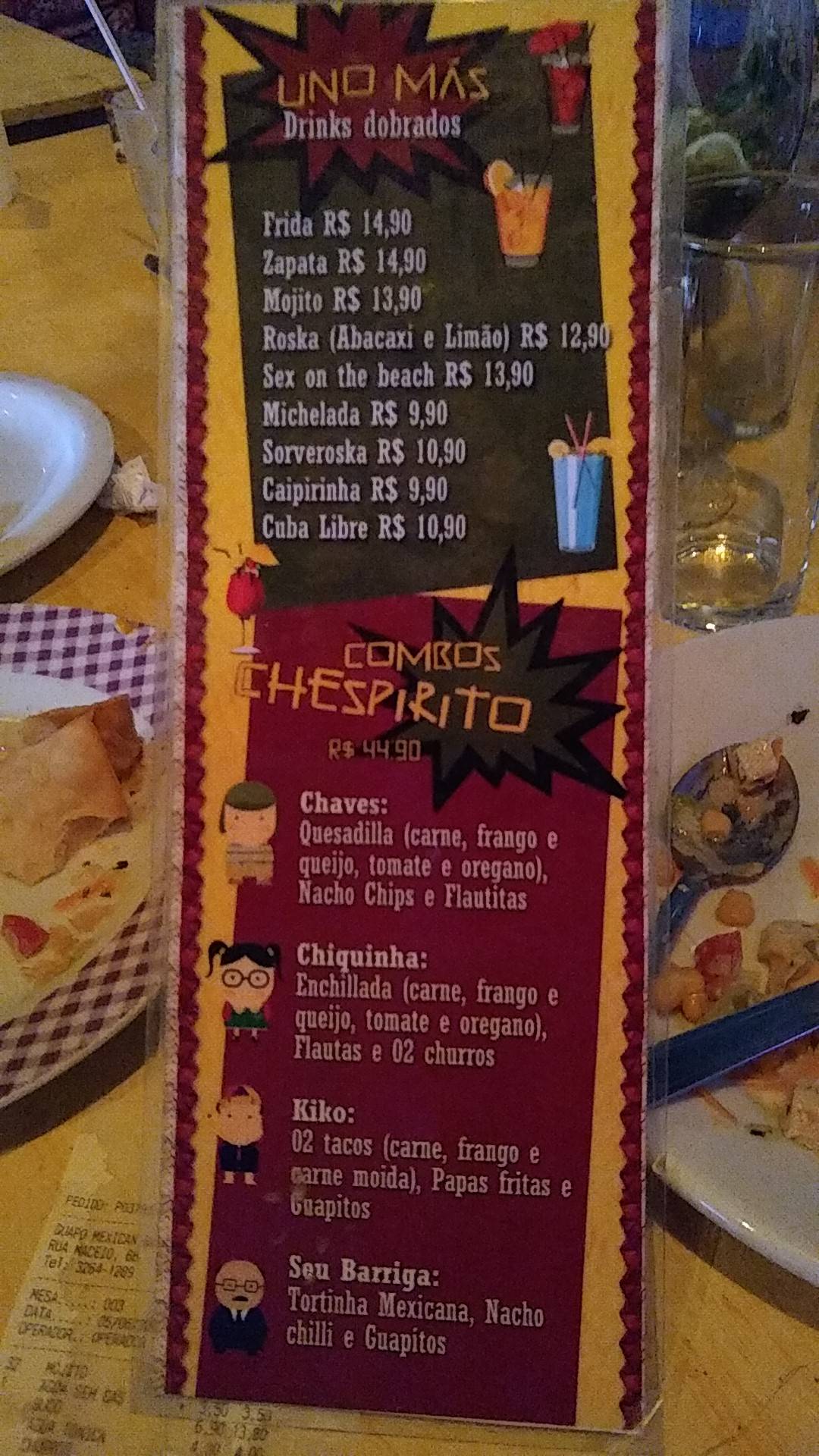 Menu em Guapo Mexican Bar - Restaurante Mexicano, Salvador