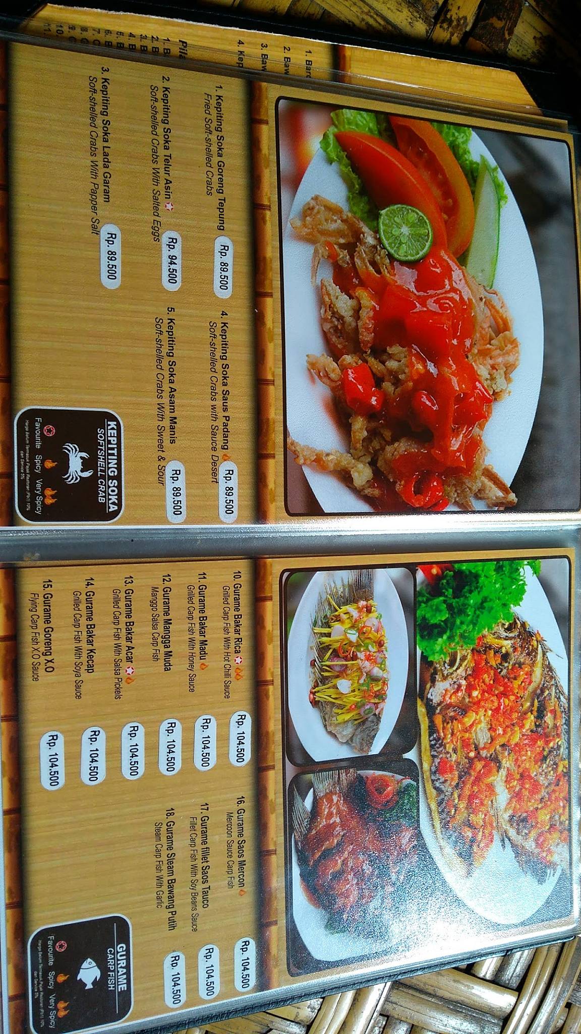 Menu at Gubug Makan Mang Engking The Breeze BSD City restaurant ...