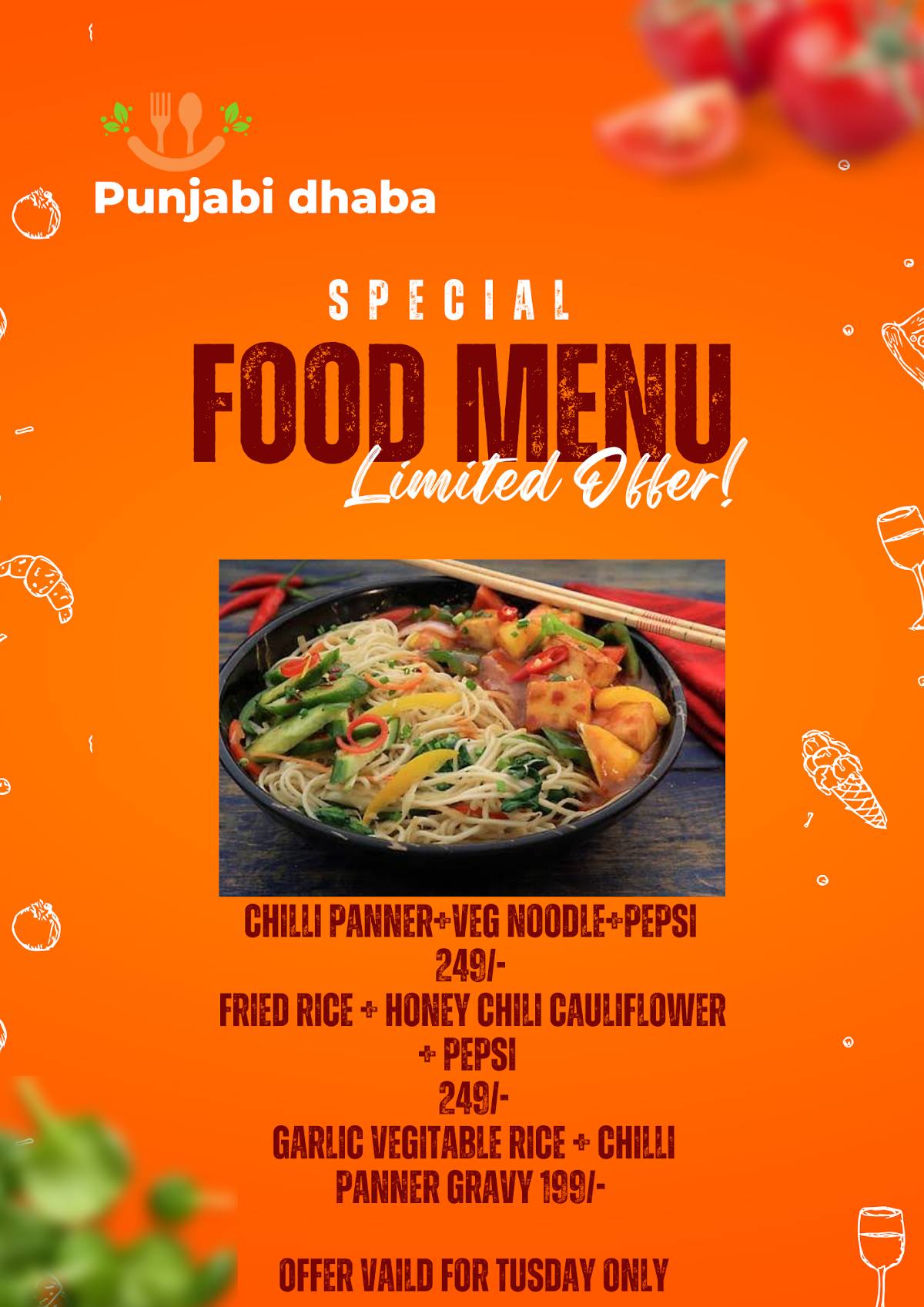 Menu at Punjabi Dhaba BY CHEF BHARAT, Gurugram