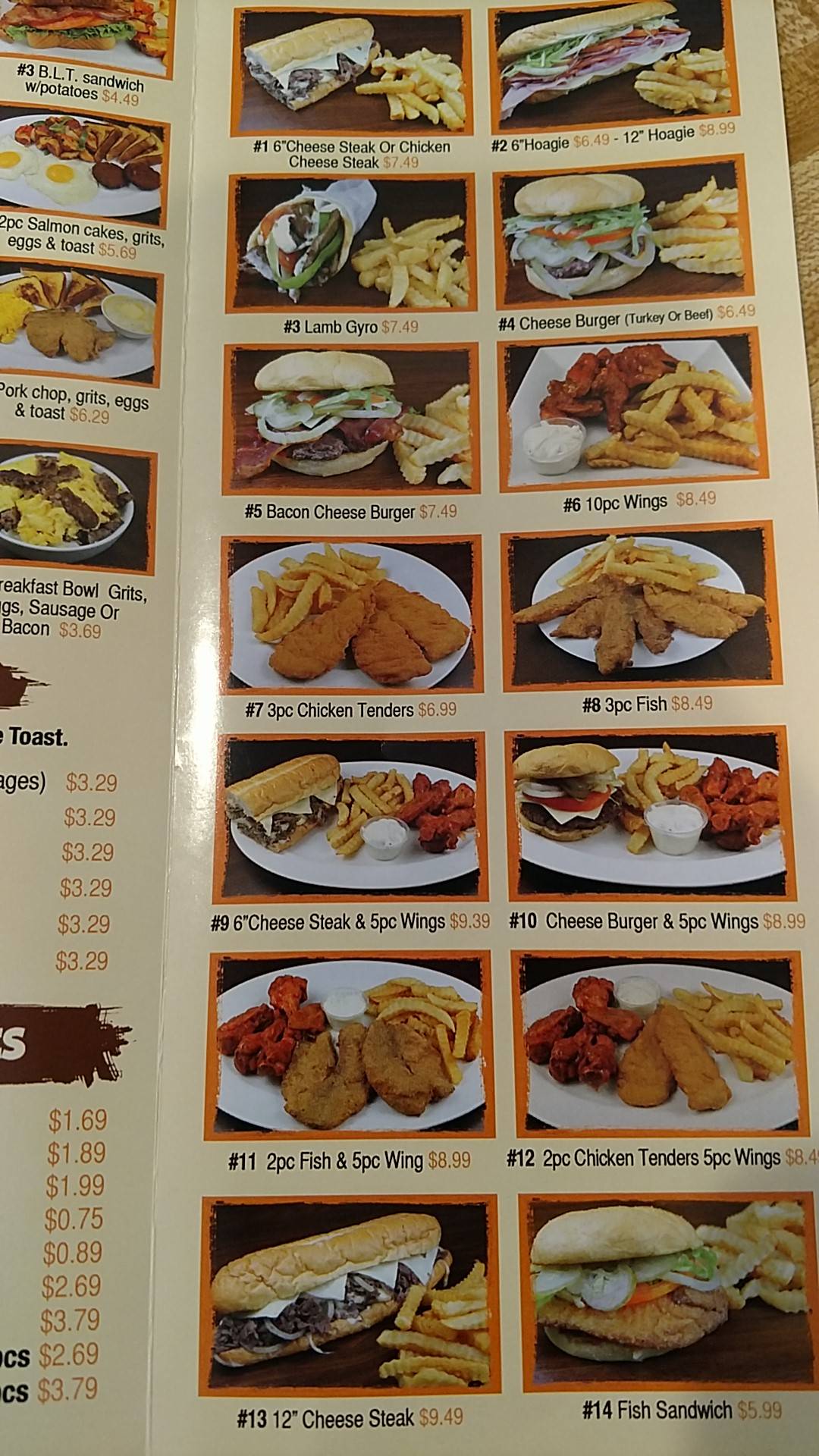 Menu at Gutbusters Breakfast - Candler Rd restaurant, Decatur, Candler Rd
