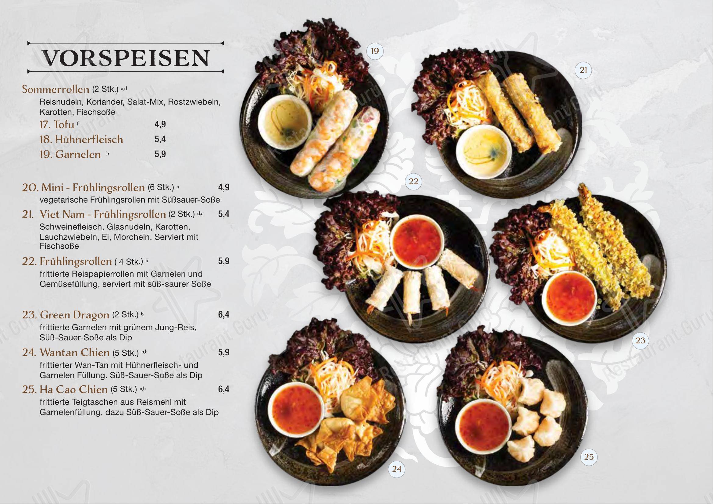 Speisekarte von Han Vi Restaurant, Aichach