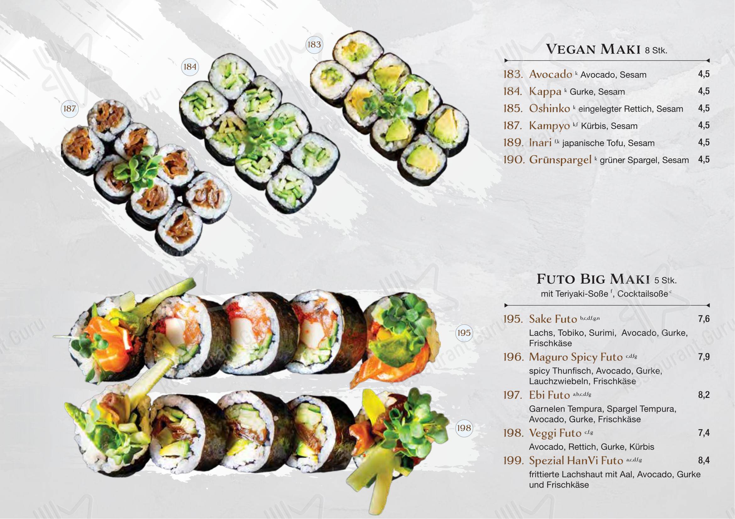 Speisekarte von Han Vi Restaurant, Aichach