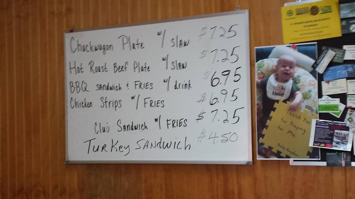 Menu at Handee Burger restaurant, Kingston