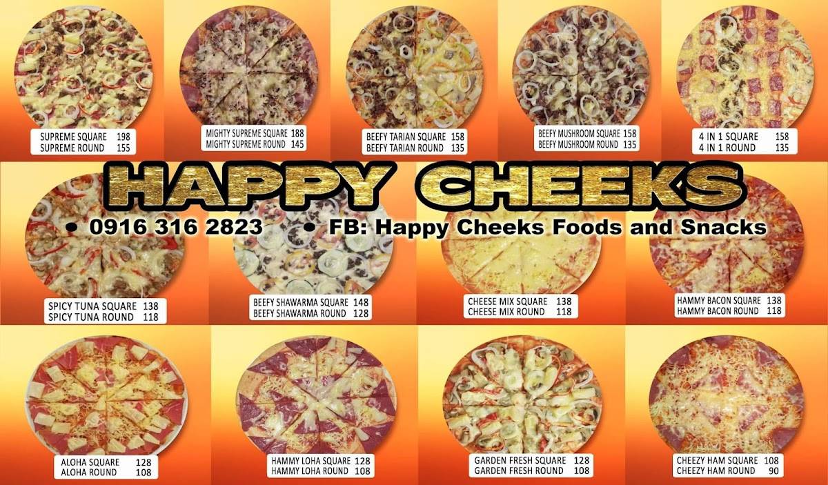 Menu at Happy Cheeks Foods and Snacks restaurant, Philippines