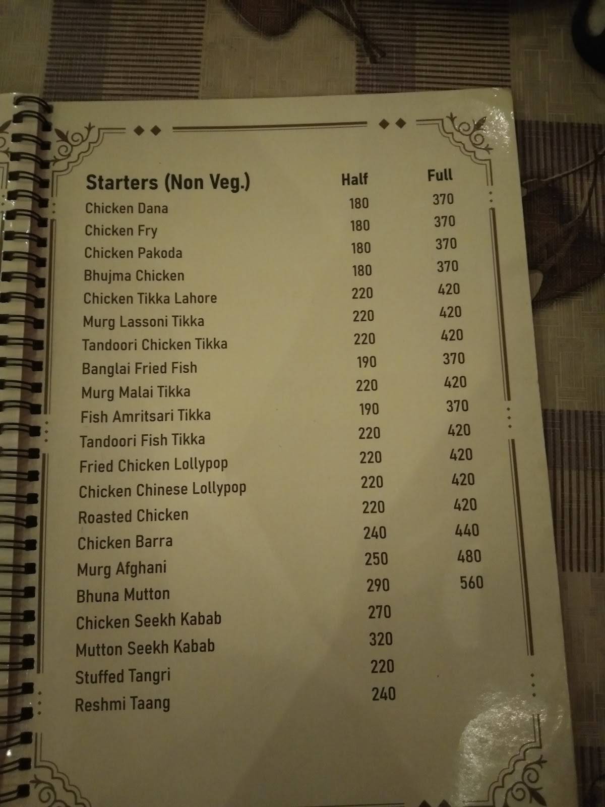 Menu at Hichki veg& non veg family restaurant, Udaipur