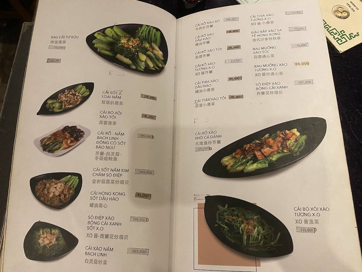 Menu at Khang Dim Sum Bar Restaurant, Ho Chi Minh City