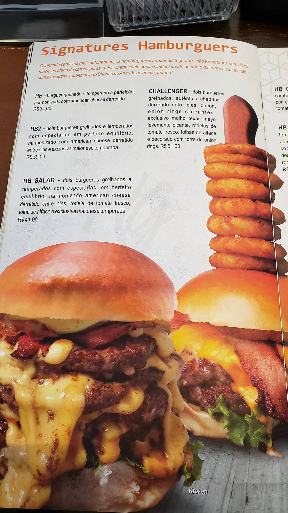 Menu em Hocca Bar - Iguatemi Campinas, Campinas