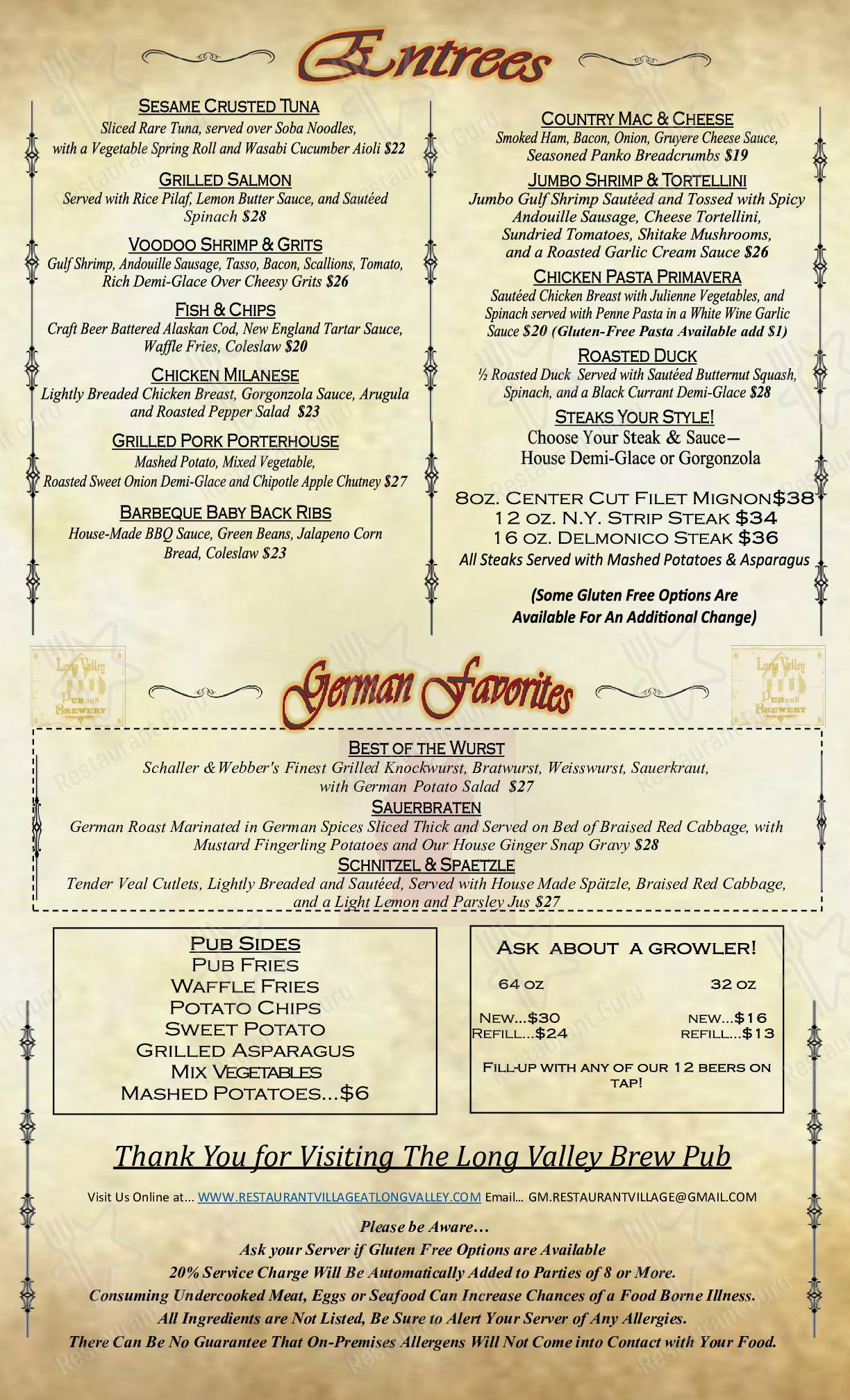 Menu at Hoots Riverside Taproom pub & bar, Pohatcong