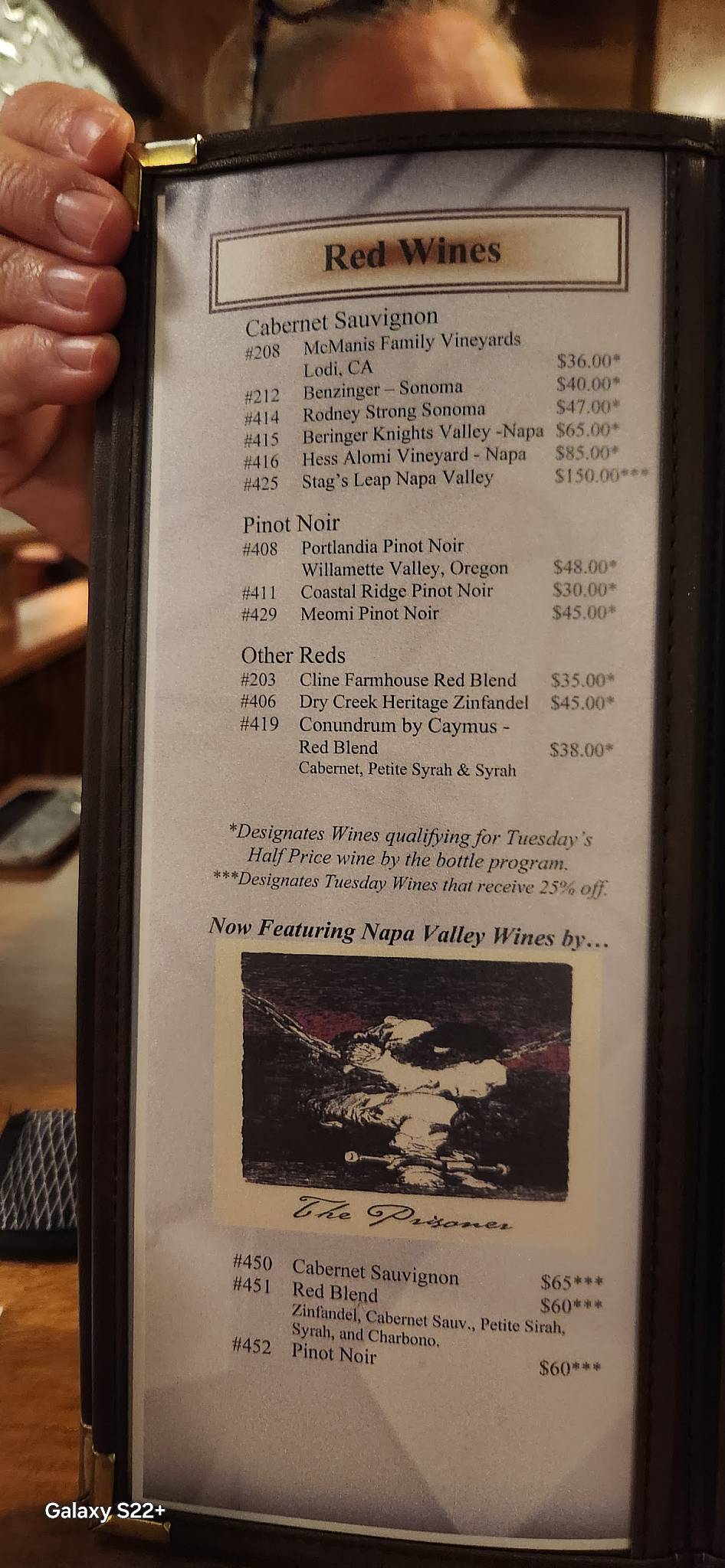 Menu at Houligans Steak & Seafood Pub, Eau Claire