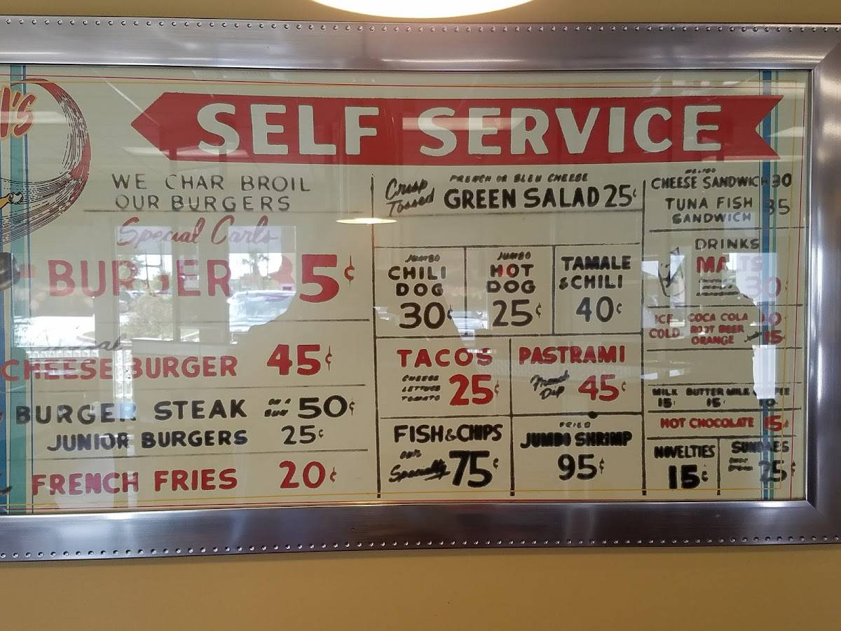 Menu at Carl's Jr. fast food, Pearland, Broadway St