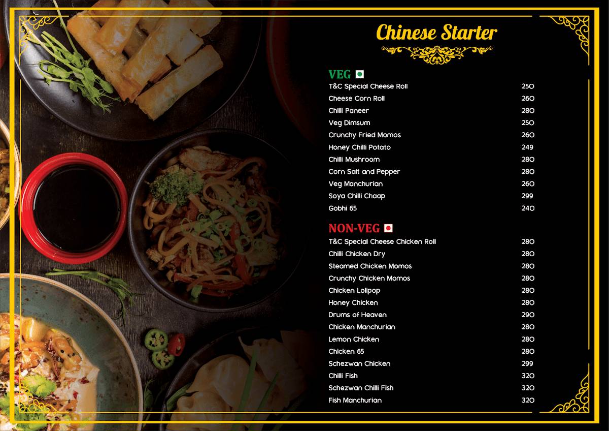 Menu at The Techie & Chef, Hyderabad